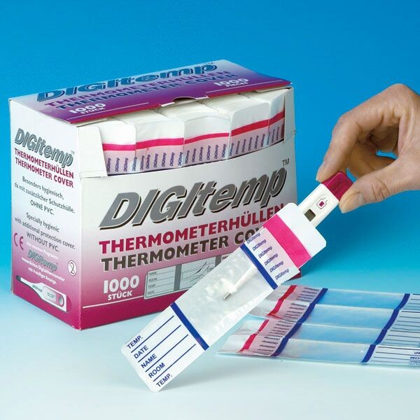 Digitemp™ Thermometer Covers – 1000 pcs | Hygienic, Medical & With Lub ...